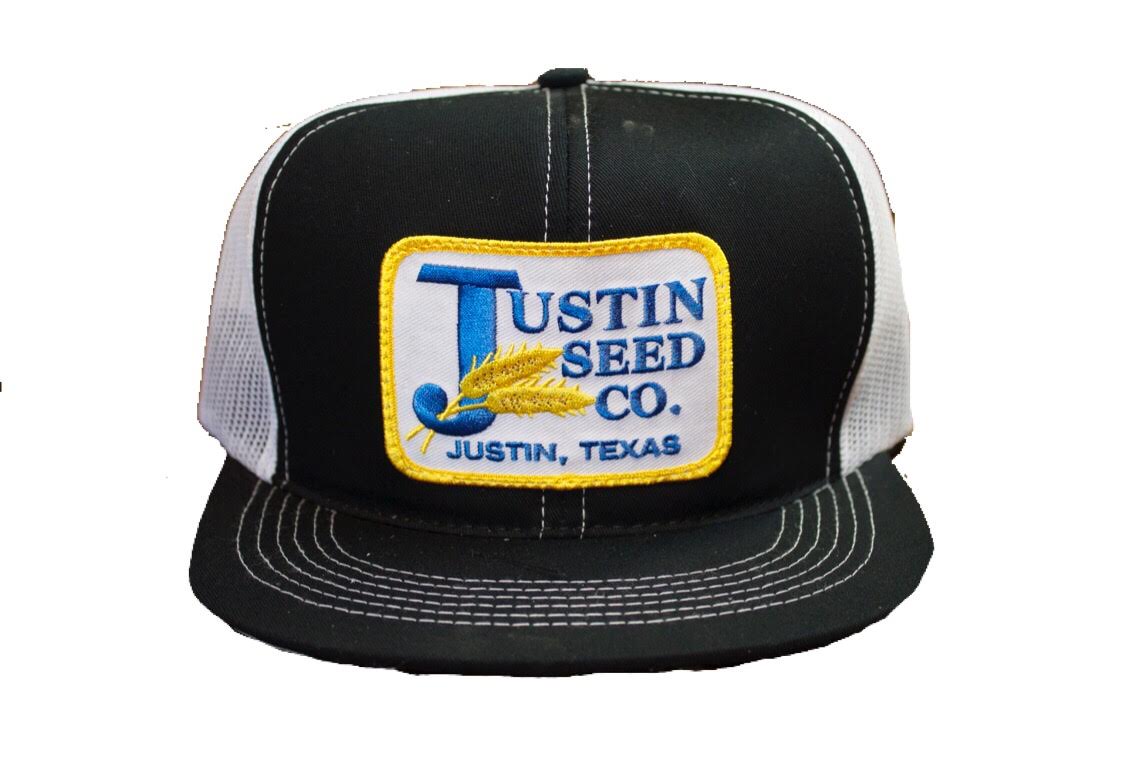 Summer Black Cap With Patch - Justin Seed